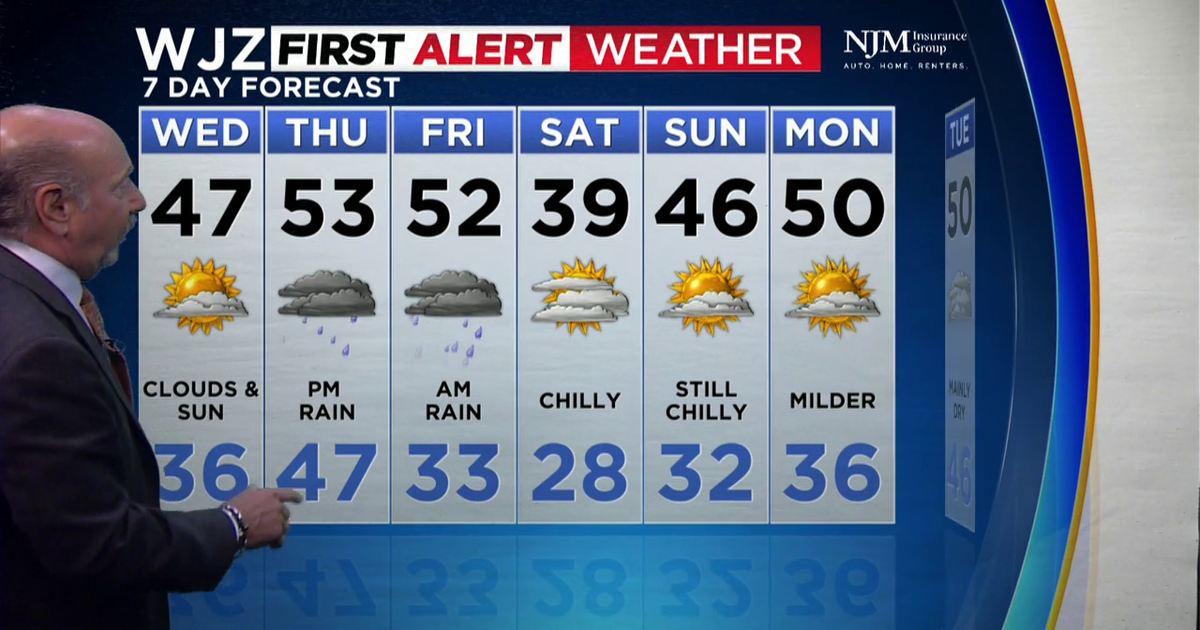 Marty Bass has your Tuesday afternoon forecast - CBS Baltimore