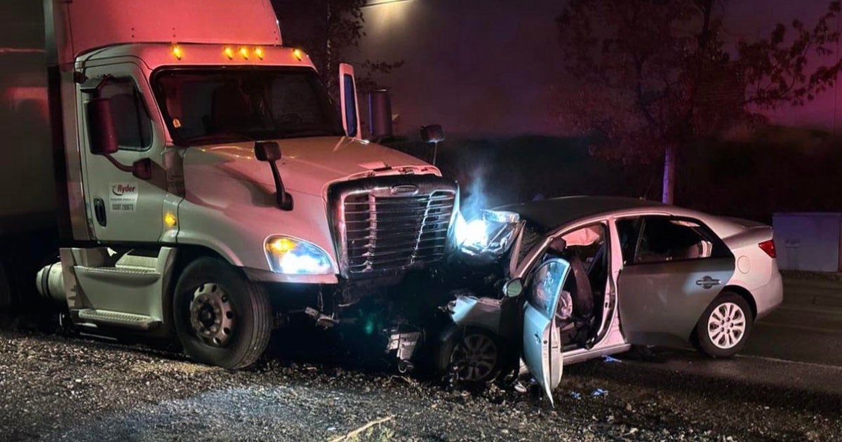 Driver Extricated After Being Trapped By Crash Involving Semi Truck In