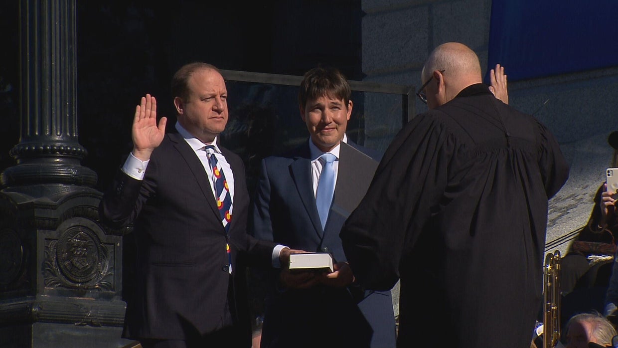 Gov. Jared Polis asks "who do we want to be?" in his second inaugural ...