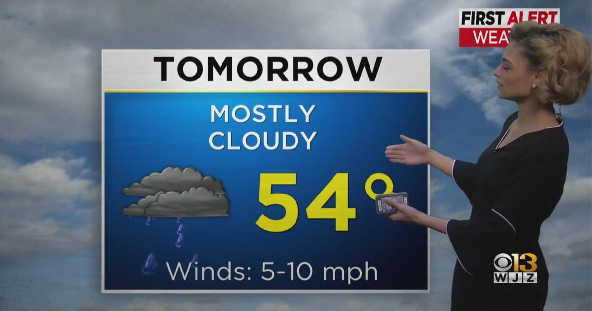 Meteorologist Abigail Degler has your Wednesday morning forecast - CBS Baltimore
