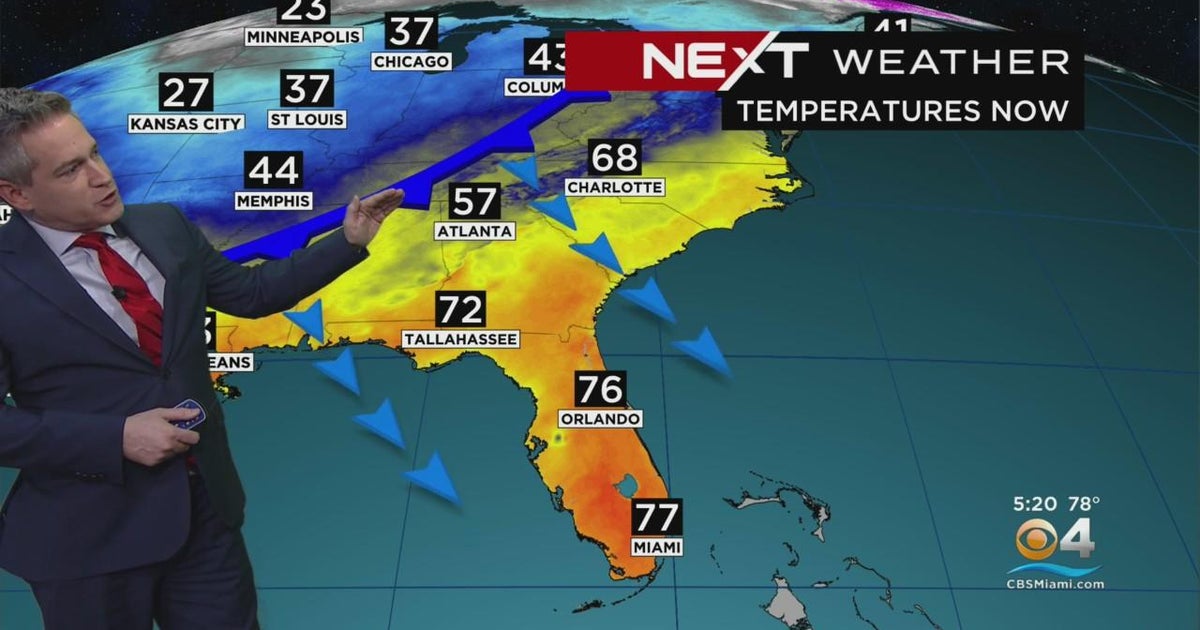 NEXT Weather forecast for 1/12/23 11PM - CBS Miami