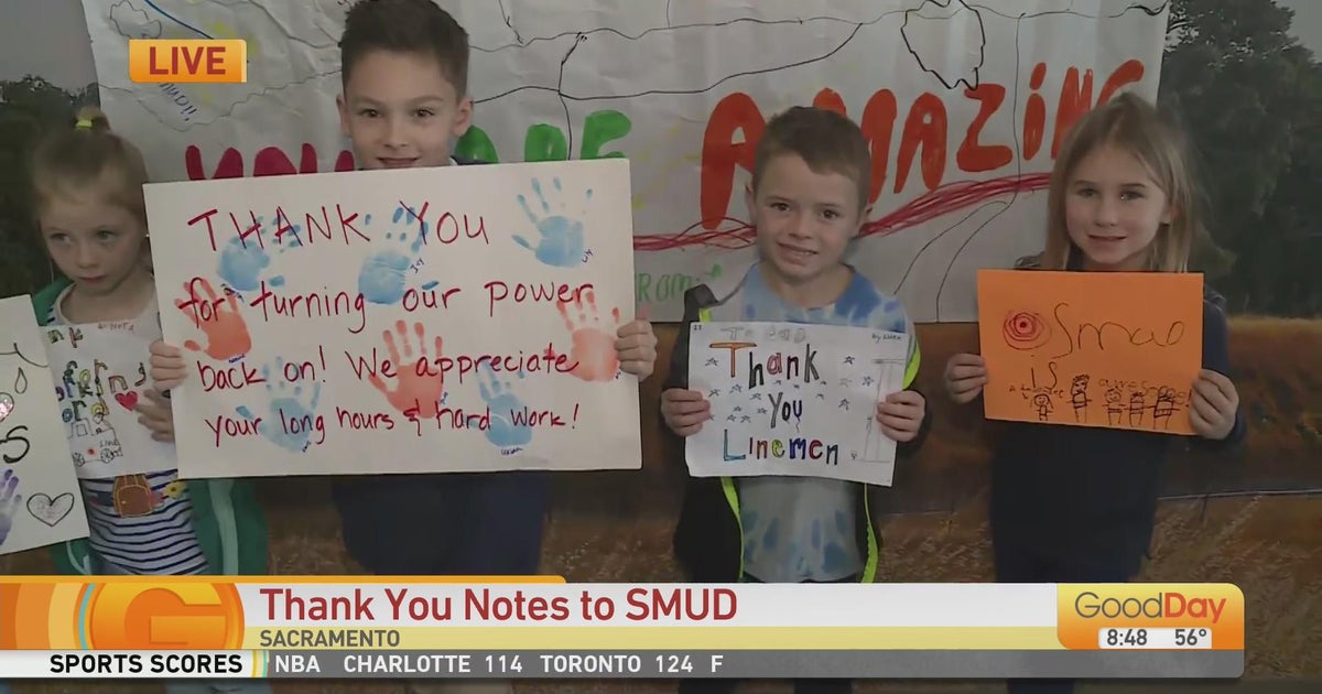 Thank you notes for SMUD workers! - Good Day Sacramento