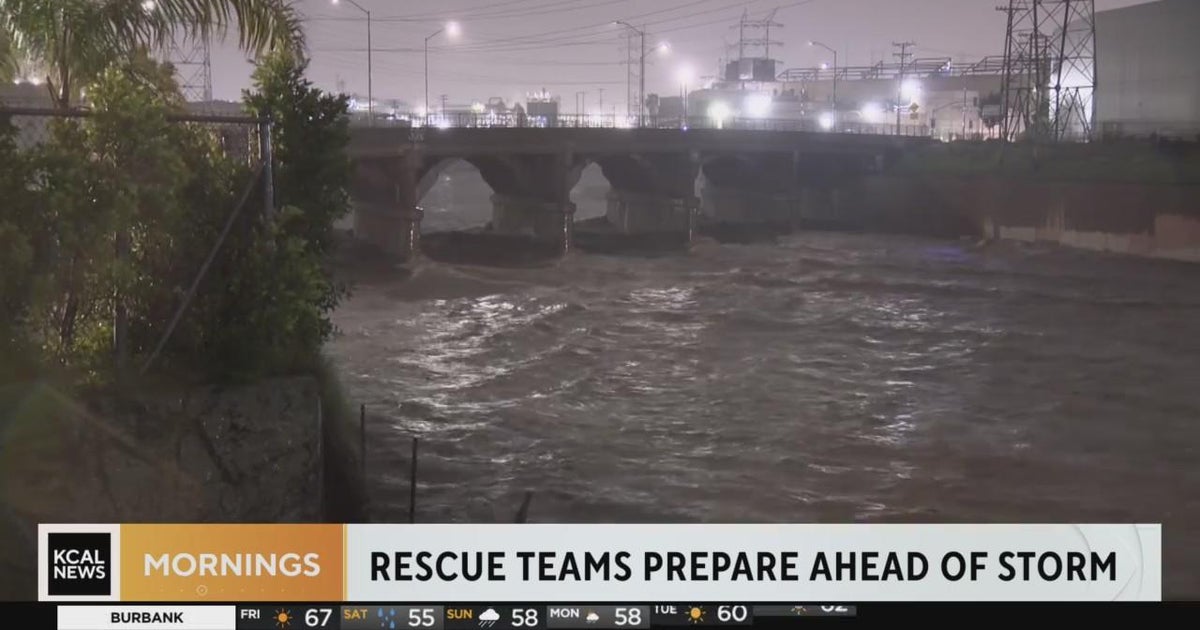Los Angeles rescue teams prepare ahead of weekend storm - CBS Los Angeles