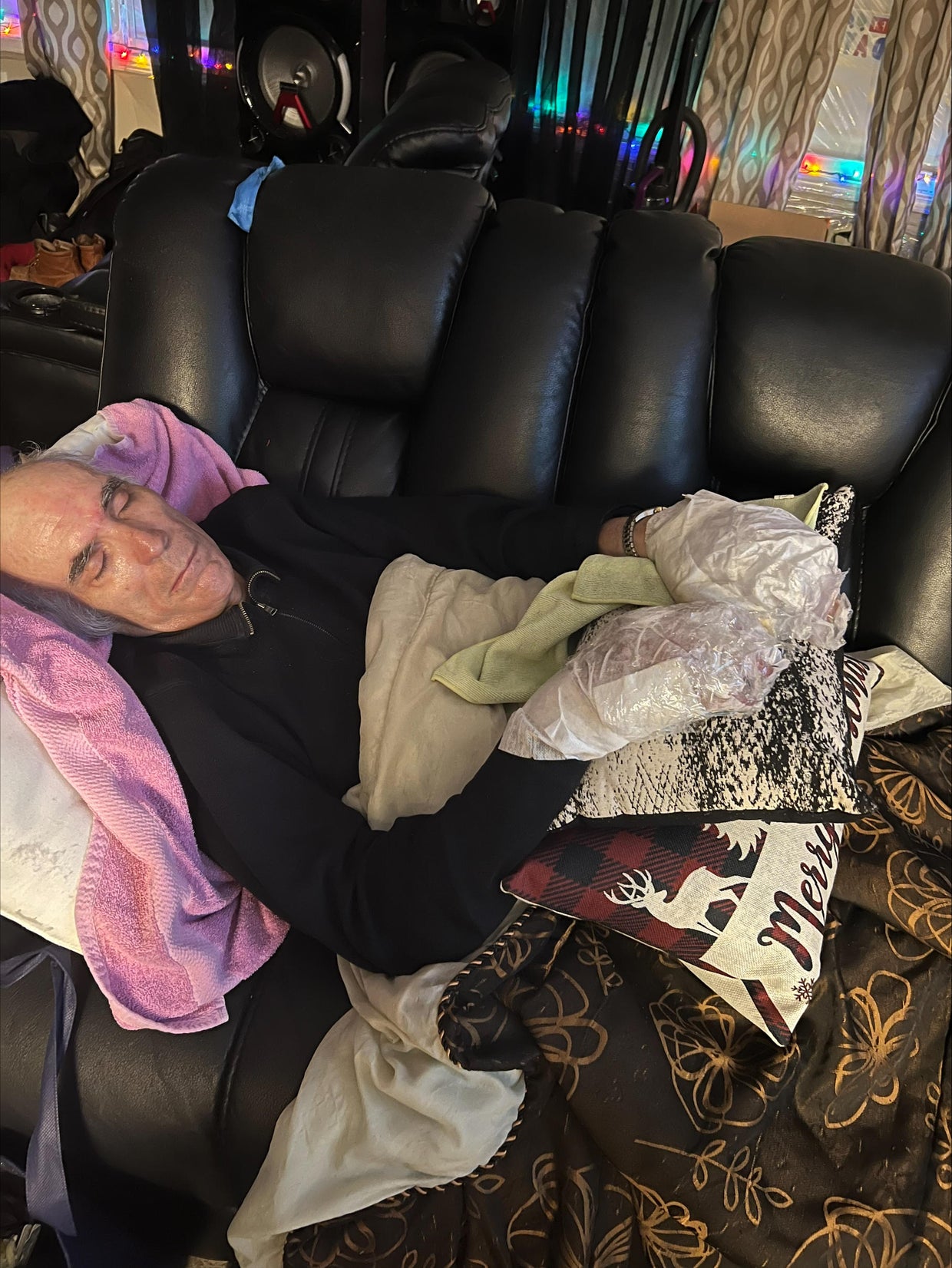 A developmentally disabled man was lost in a blizzard with frostbite ...