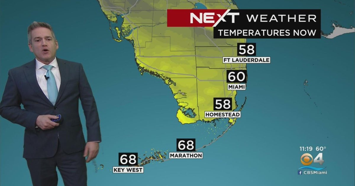 NEXT Weather Weekend Weather Forecast Friday 1/13/23 - CBS Miami