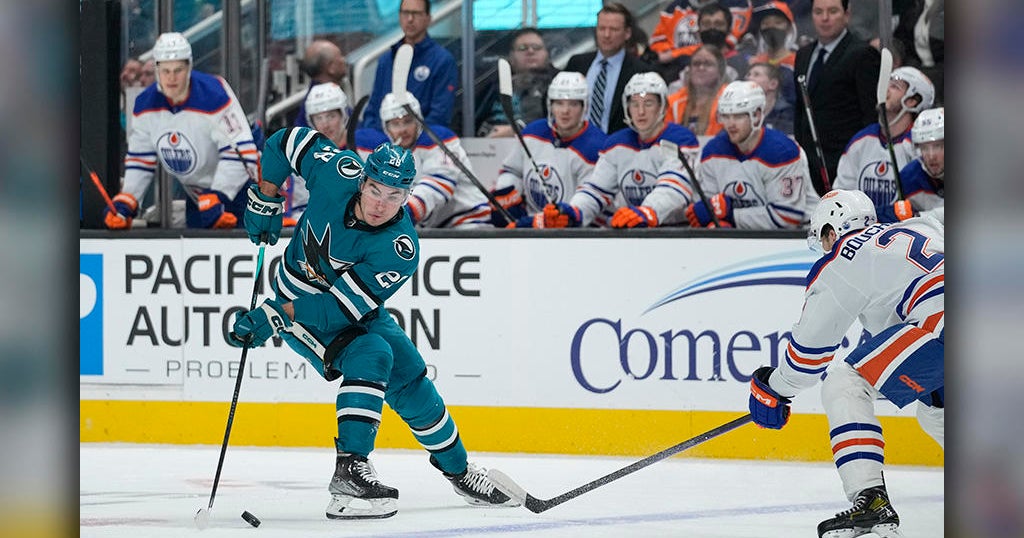 McDavid has 2 goals as Oilers beat Sharks 7-1 - CBS San Francisco