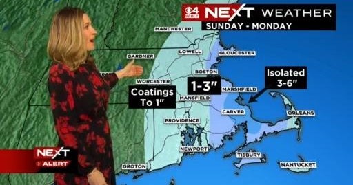 Next Weather: WBZ Evening Forecast For January 15 - CBS Boston