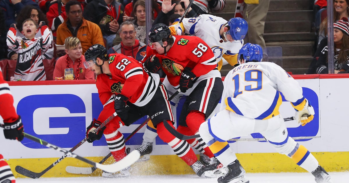 Seth Jones rallies Blackhawks past Sabres in overtime - CBS Chicago