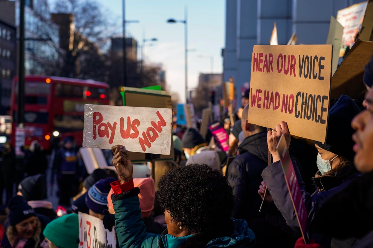Thousands of U.K. nurses walk out as ceaseless labor strikes keep ...