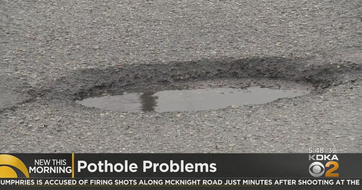 Pothole problems - CBS Pittsburgh Pothole problems - CBS Pittsburgh