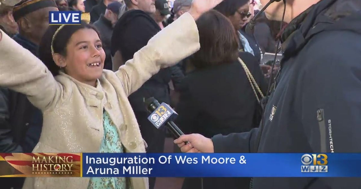Ceremony attendees react to historic inauguration ceremony - CBS Baltimore
