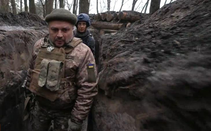 Ukraine's plea to the U.S. and NATO from the frozen trenches near ...
