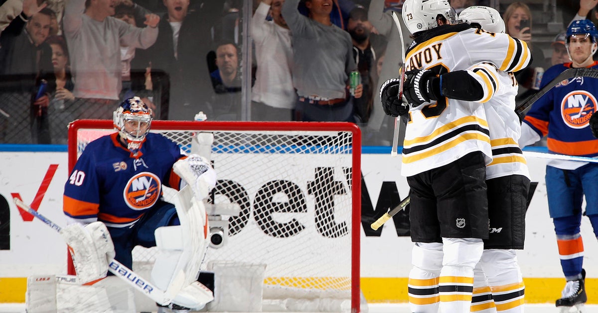 McAvoy, Forbort score in 2nd, Bruins beat Islanders 4-1 - CBS Boston
