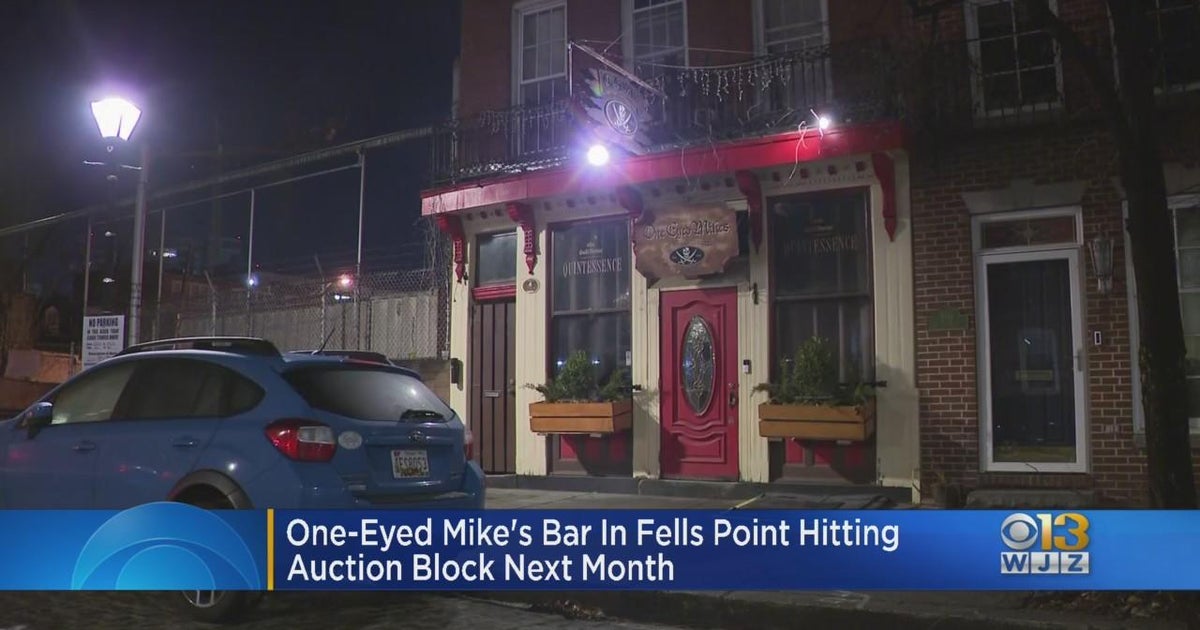 One-Eyed Mike's bar in Fells Point hitting the auction block - CBS ...