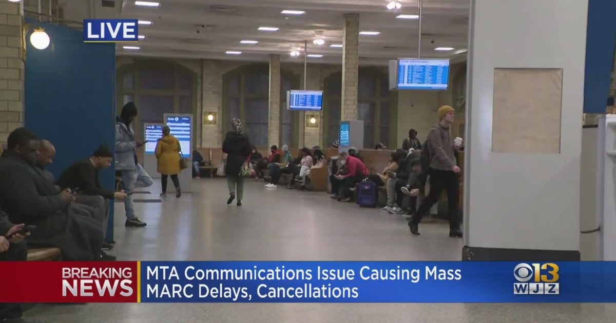MTA communications issue causing mass MARC delays, cancellations - CBS ...