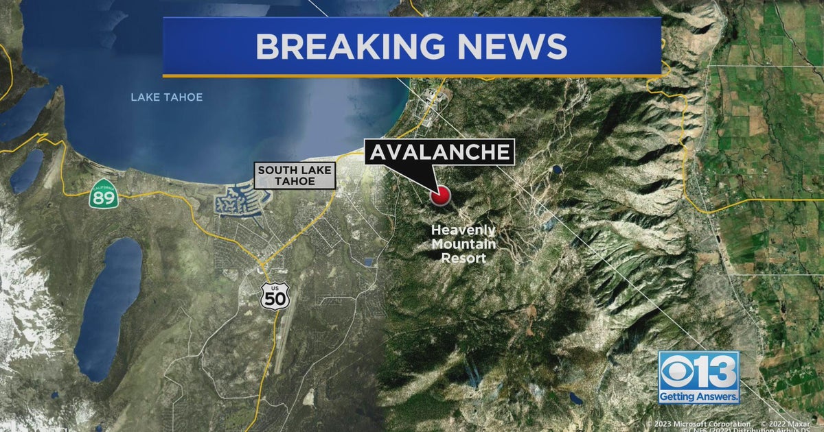 South Lake Tahoe avalanche injures two backcountry skiers - CBS Sacramento
