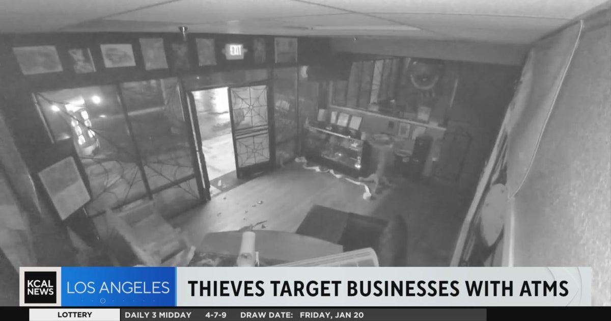 Police search for two men stealing ATMs around Inland Empire - CBS Los ...