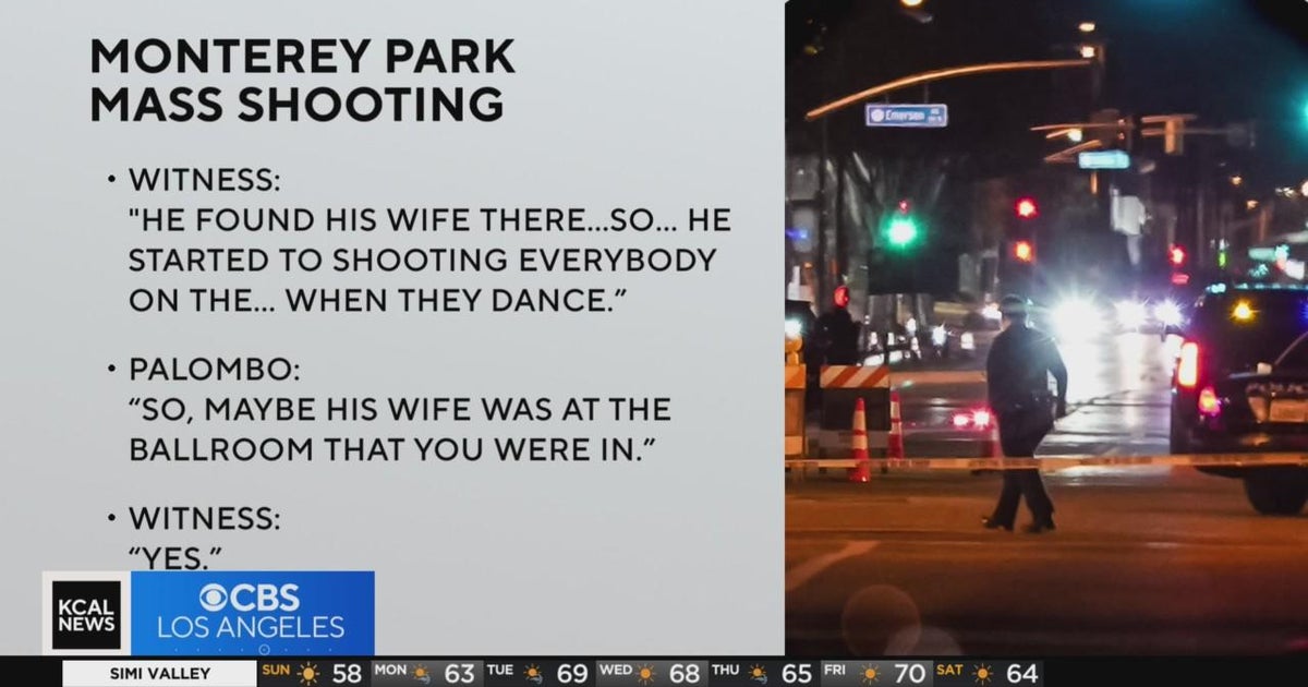 KCAL News Exclusive: Interview with witness in Monterey Park mass ...