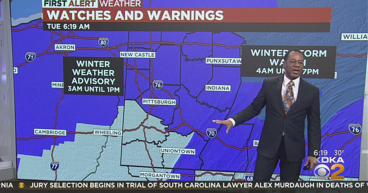 KDKA-TV Morning Forecast (1/24) - CBS Pittsburgh
