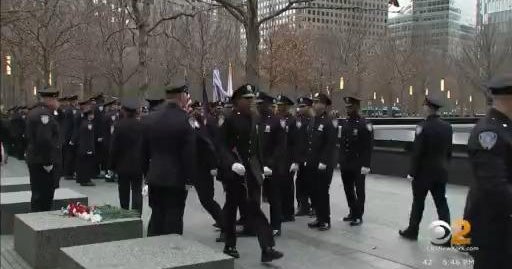 Badge ceremony for new class of Port Authority Police officers - CBS ...
