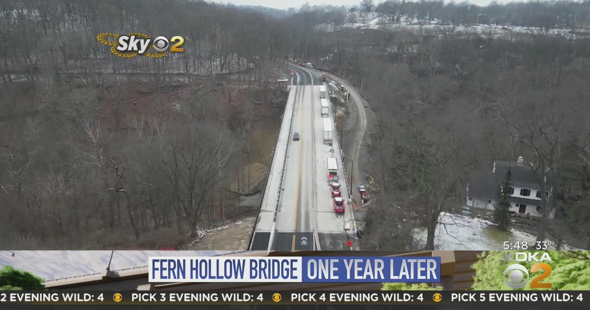 Looking ahead to the completion of the Fern Hollow Bridge - CBS Pittsburgh