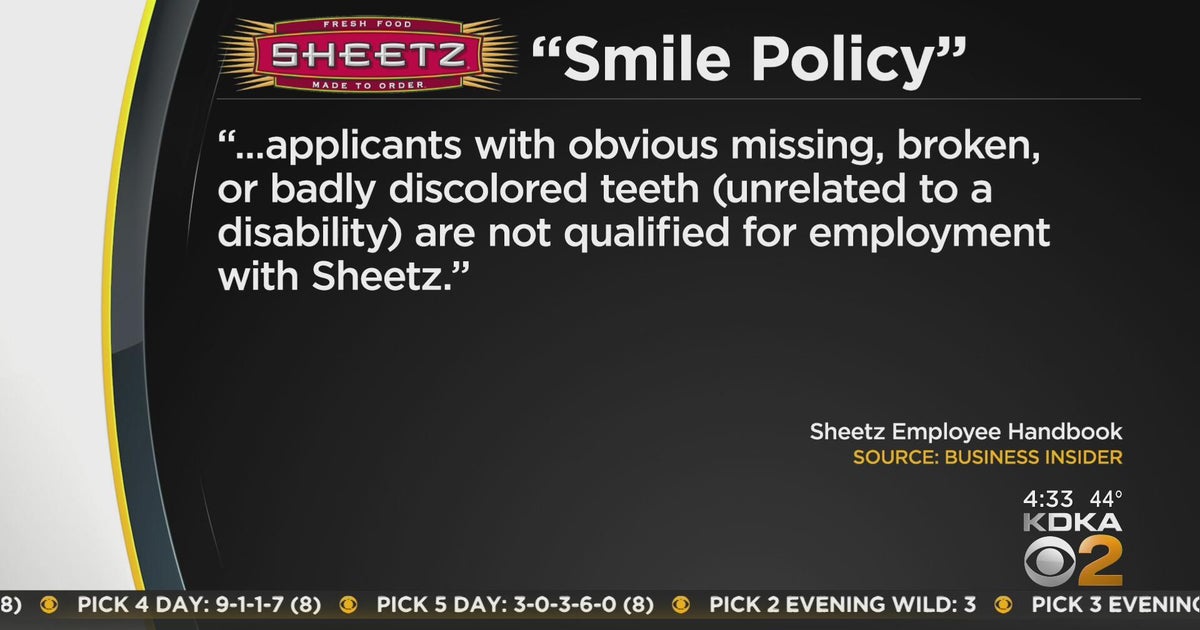 Sheetz to review 'smile policy' - CBS Pittsburgh
