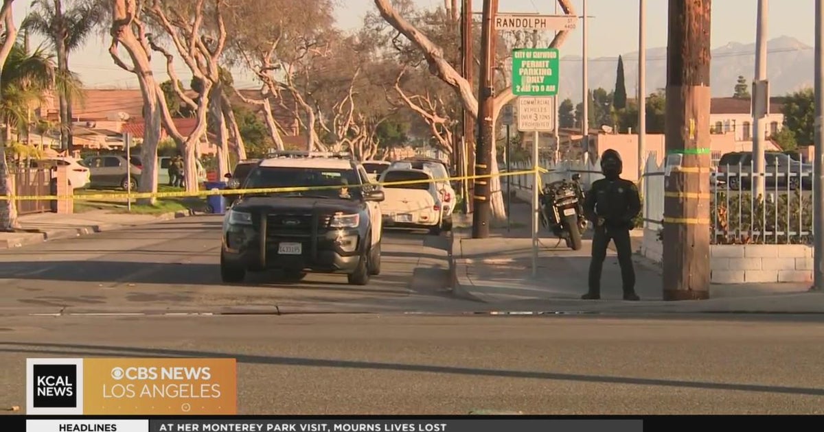 LASD deputies fatally shoot man armed with handgun in Maywood - CBS Los ...