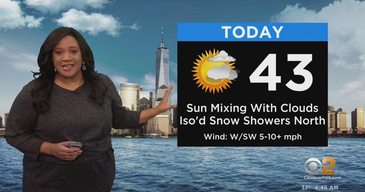 First Alert Weather: CBS2's 1/27 Friday morning update - CBS New York