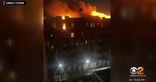 Residents in 54 units displaced after Bronx apartment building fire ...