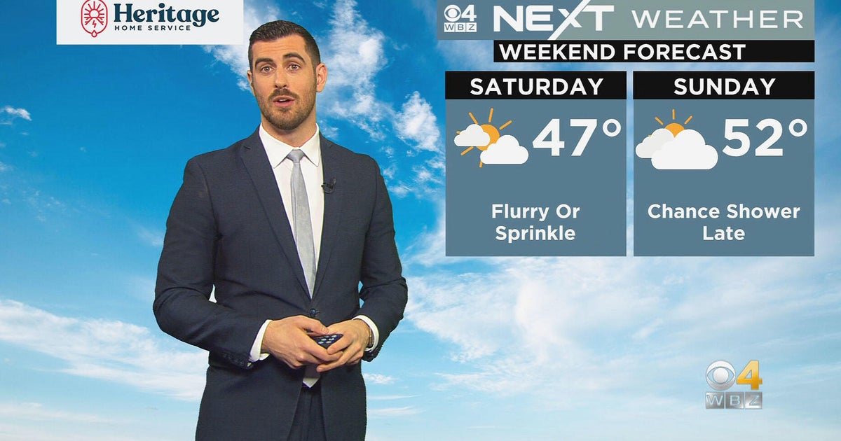 Next Weather: WBZ mid-morning forecast for January 27 - CBS Boston