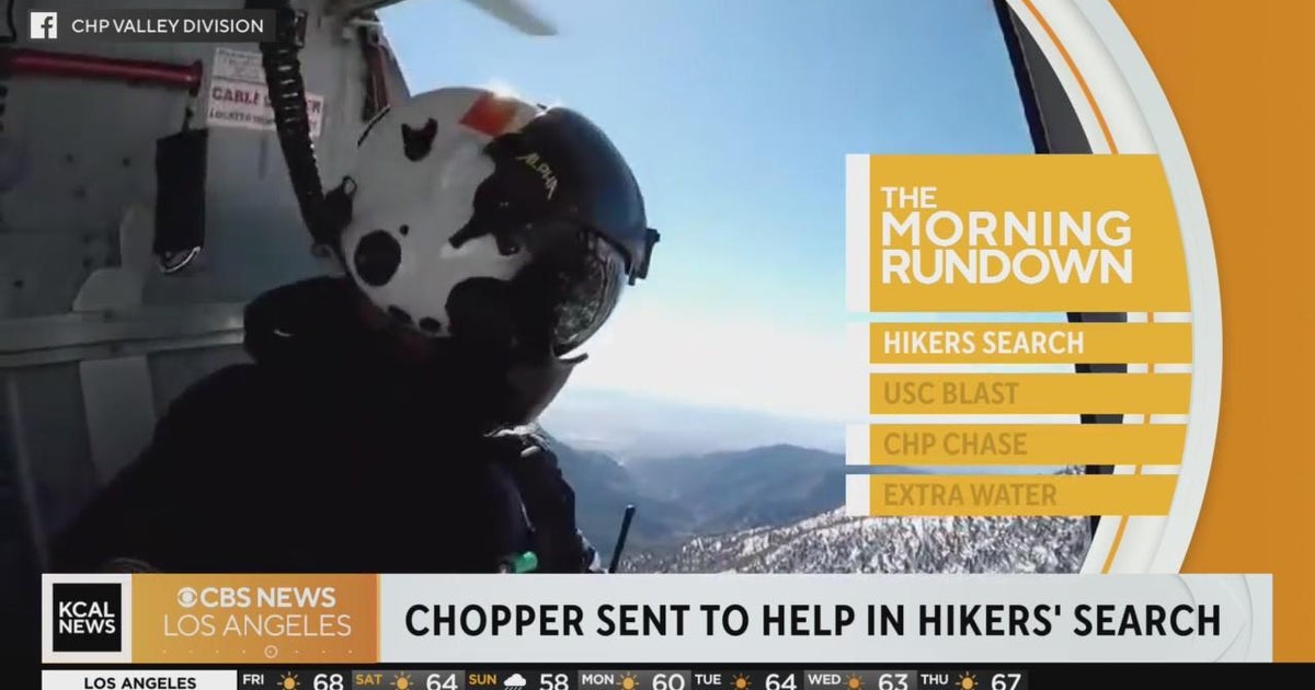 CHP sends advanced rescue helicopter to search for Mt. Baldy hikers - CBS Los Angeles