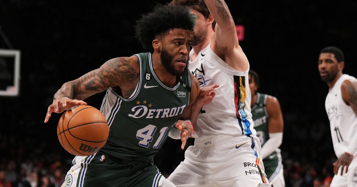Pistons beat Nets, first win in Brooklyn in almost 5 years - CBS New York