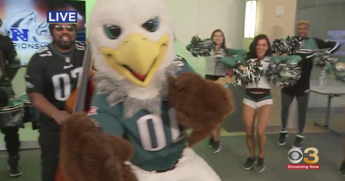 Swoop, Eagles Pep Band get us amped up for NFC championship - CBS ...