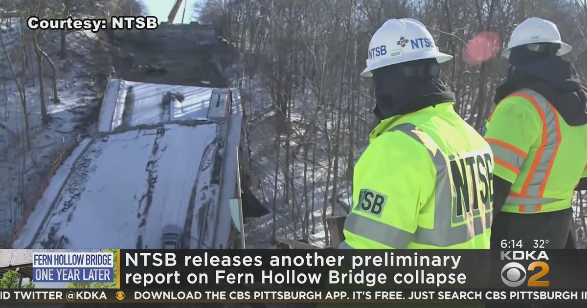 NTSB releases update on investigation into Fern Hollow Bridge collapse ...