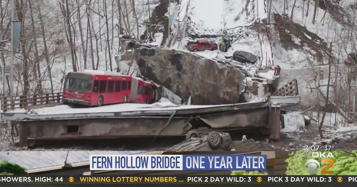 Fern Hollow Bridge Collapse: One Year Later - CBS Pittsburgh