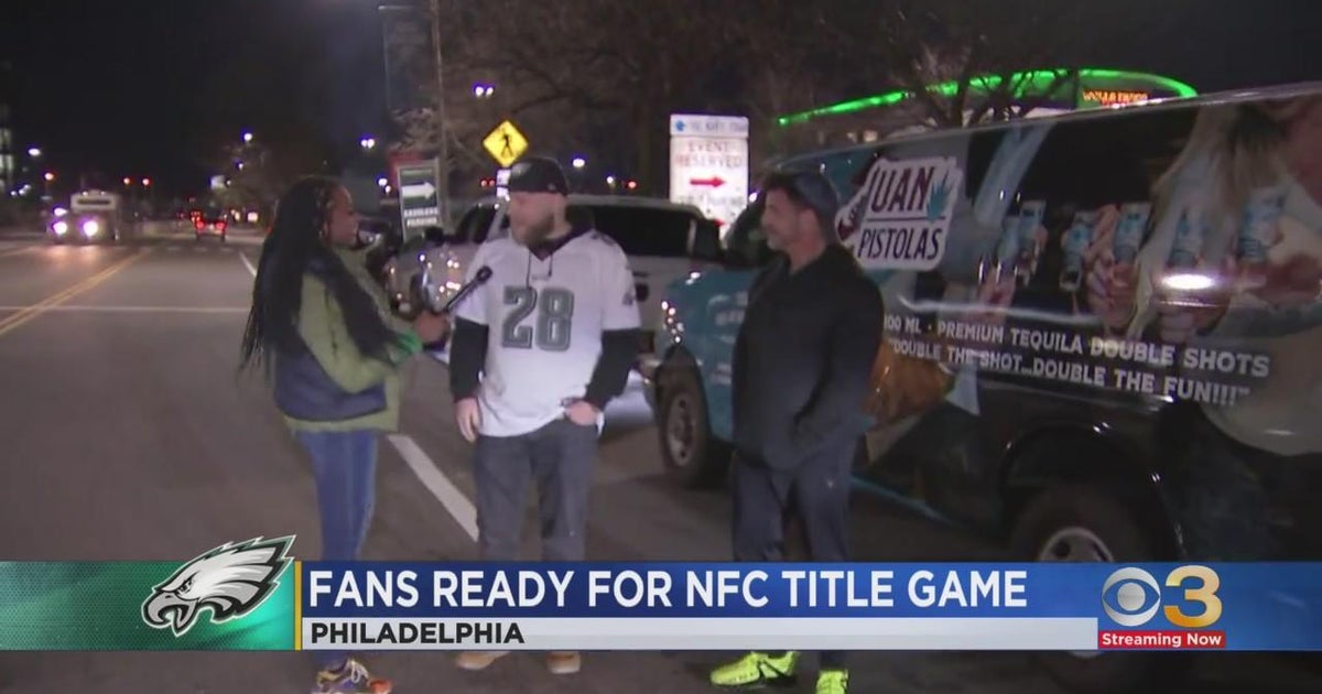 Fans ready for NFC title game - CBS Philadelphia