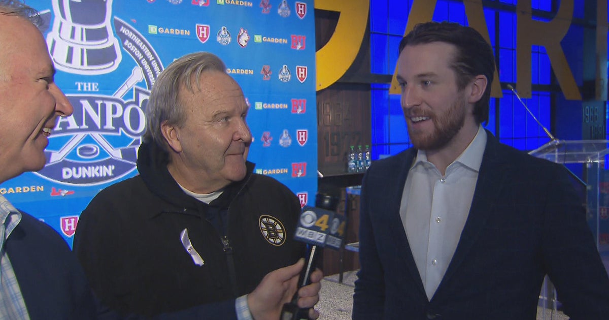 Matt and John Grzelcyk on Beanpot Hall of Fame - CBS Boston