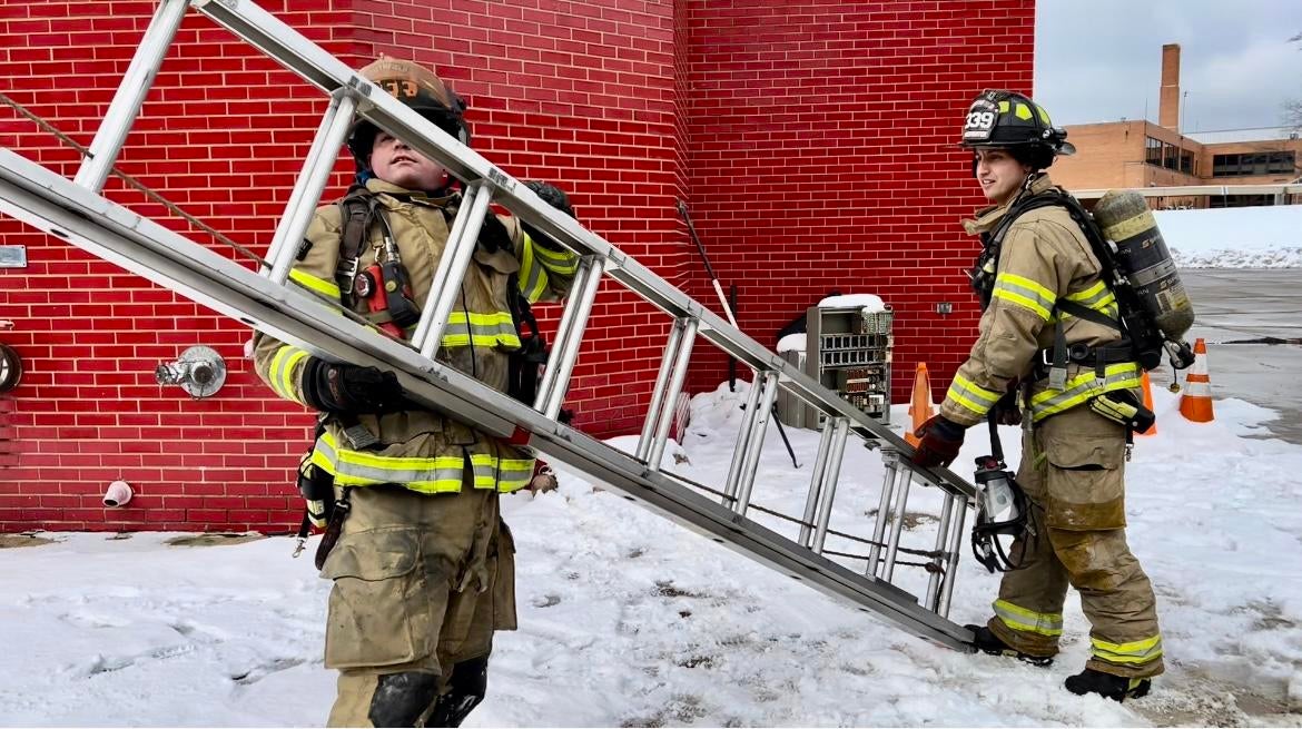 Fighting fires in the winter brings different challenges for ...