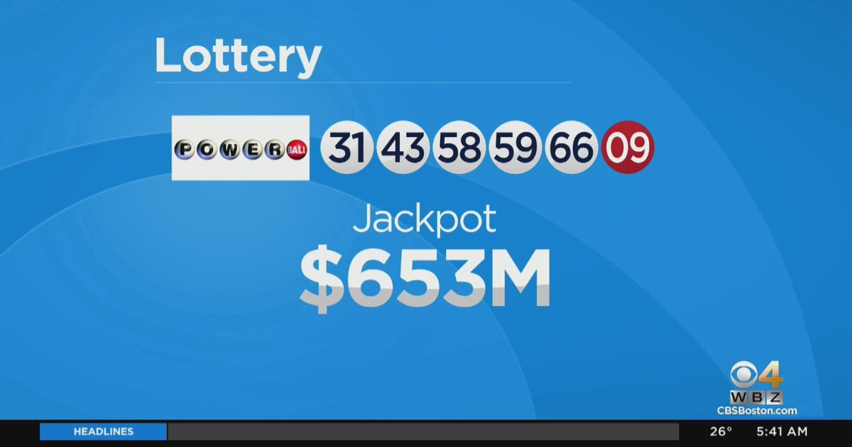 Powerball jackpot expands to $700 million - CBS Boston