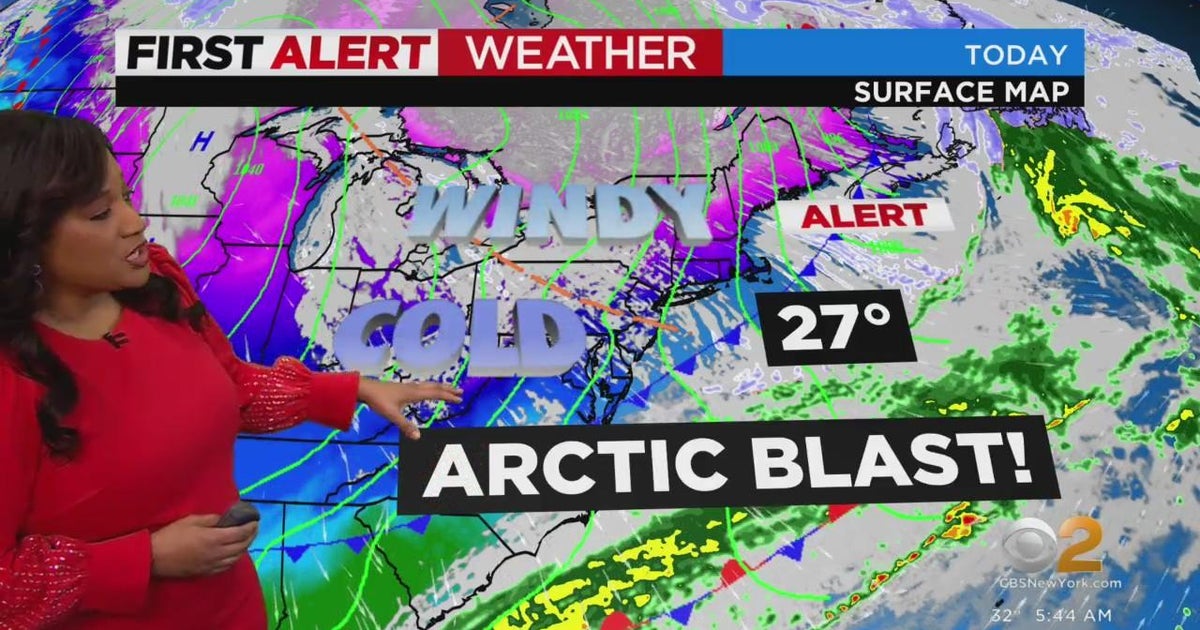 First Alert Weather: Red Alert for arctic blast - CBS New York