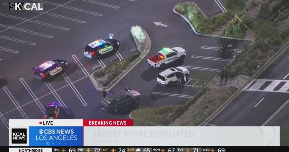 Montclair Target store evacuated - CBS Los Angeles