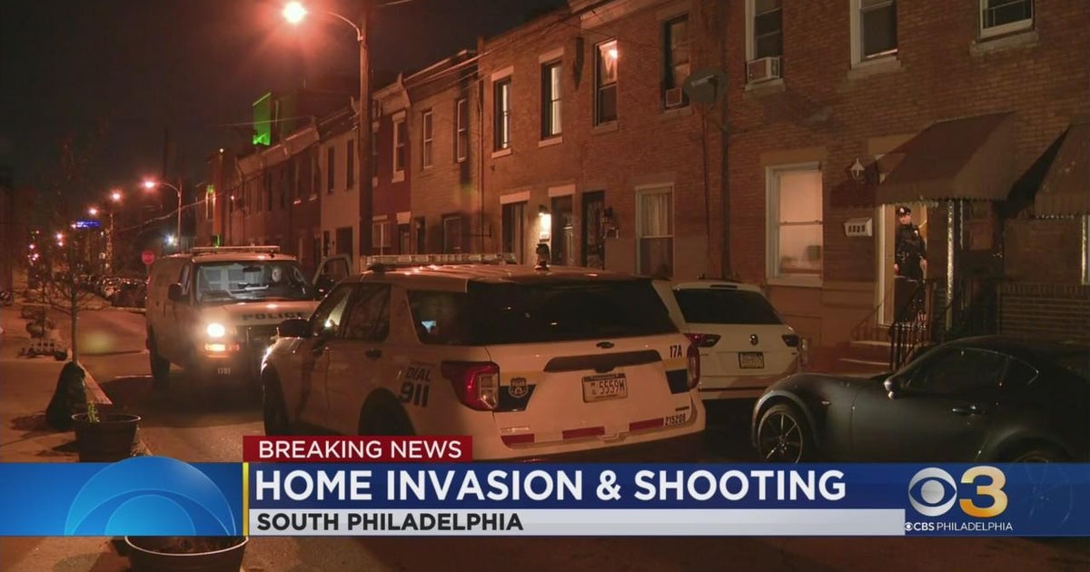 Man shot during home invasion in South Philadelphia: police - CBS ...