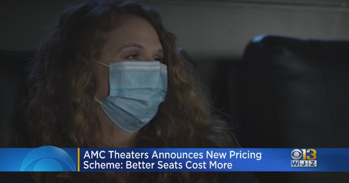 AMC to price movie theater tickets based on where you sit - CBS Baltimore