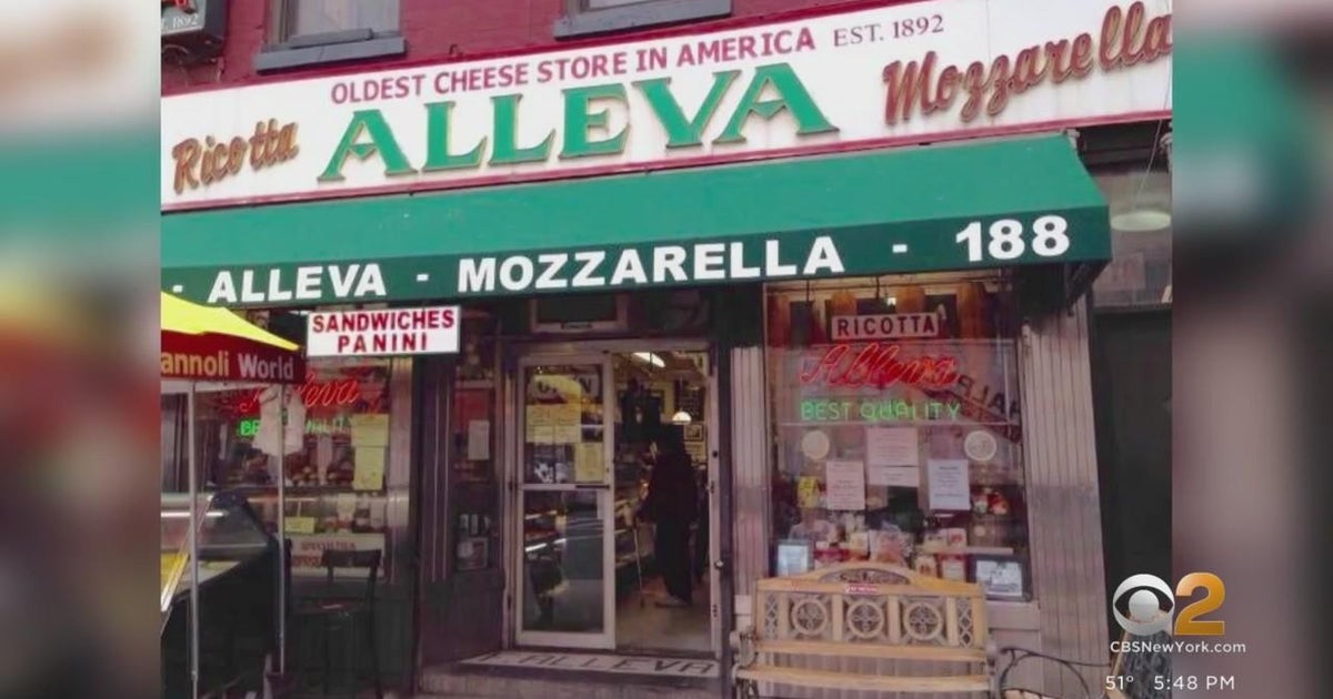 Alleva Dairy in Little Italy to close its doors on March 5 - CBS New York