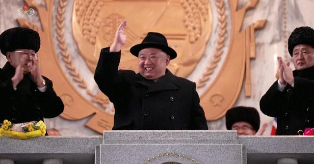 Kim Jong Un presides over military parade - CBS News