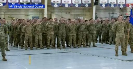 Illinois National Guard troops to support forces in the Middle East - CBS Chicago