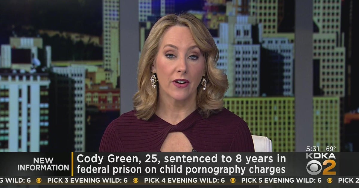 25-year-old man sentenced to 8 years in prison on child pornography charges - CBS Pittsburgh