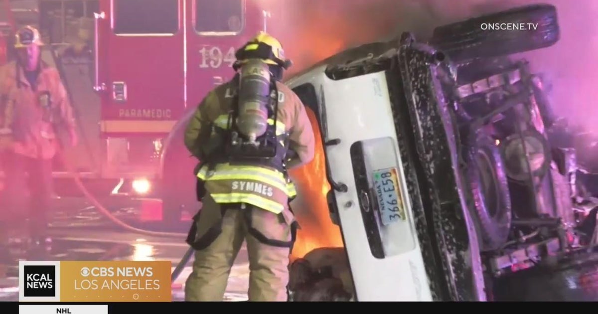 La Habra pursuit crash: 1 dead, 1 hospitalized - CBS Los Angeles