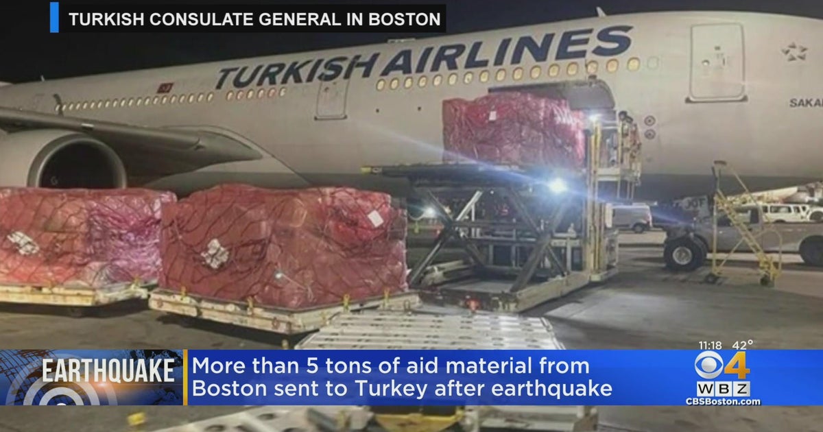 More than 5 tons of aid material from Boston sent to Turkey after ...