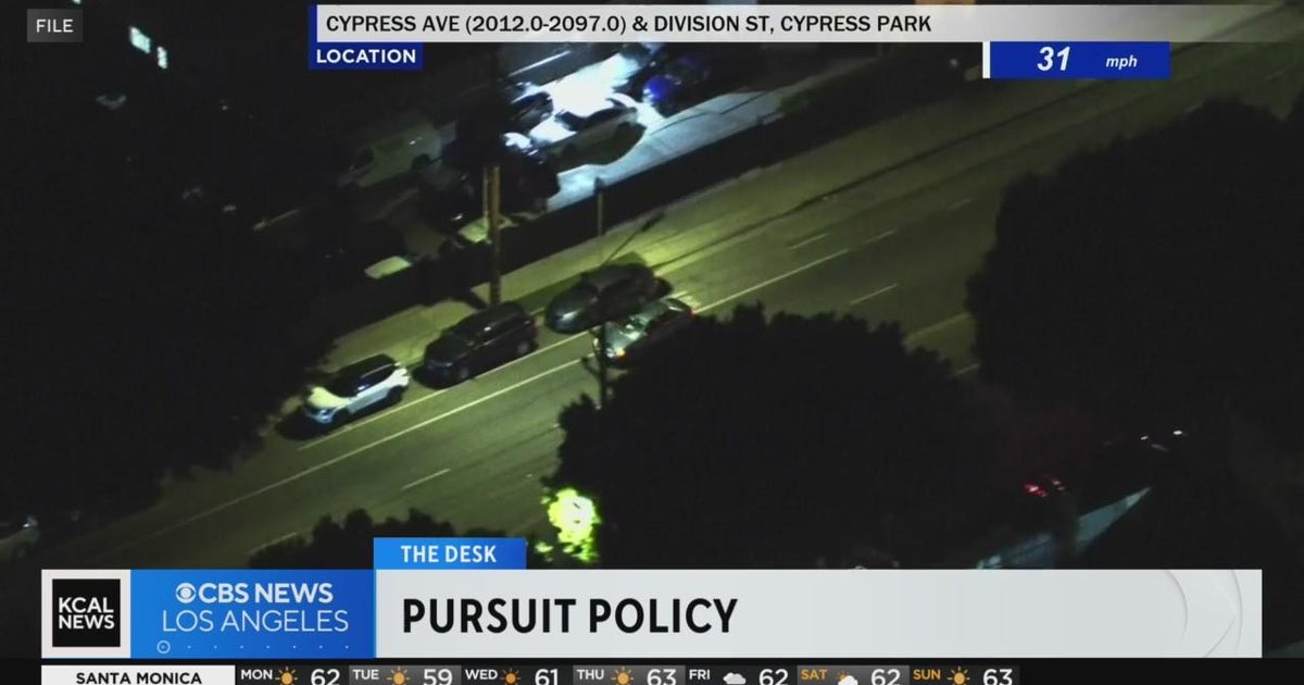 What is LAPD's policy on pursuits? - CBS Los Angeles